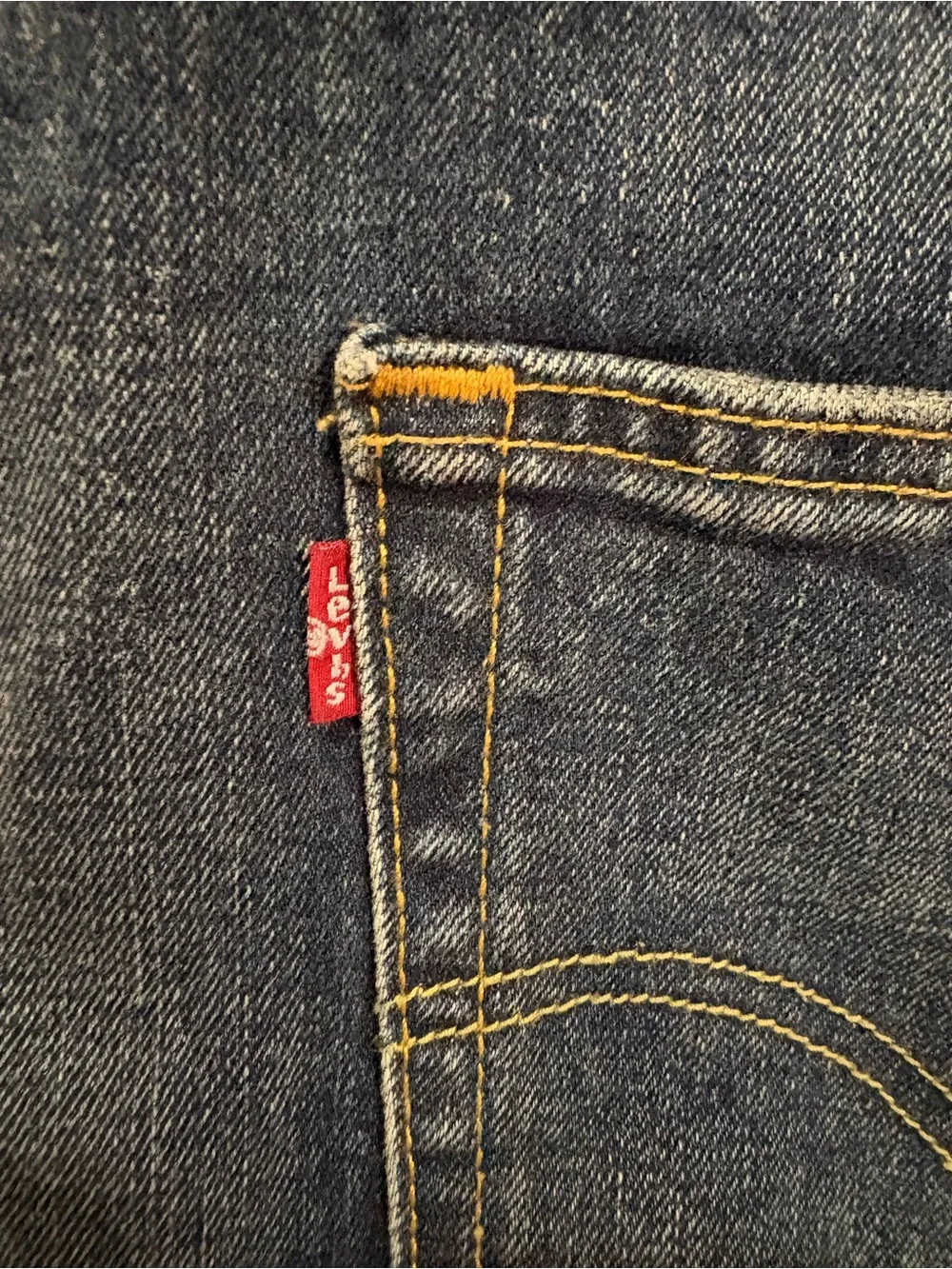 Levi's | Jeans | Levis Dark 527 Straightleg Jeans With Leather Patch ...